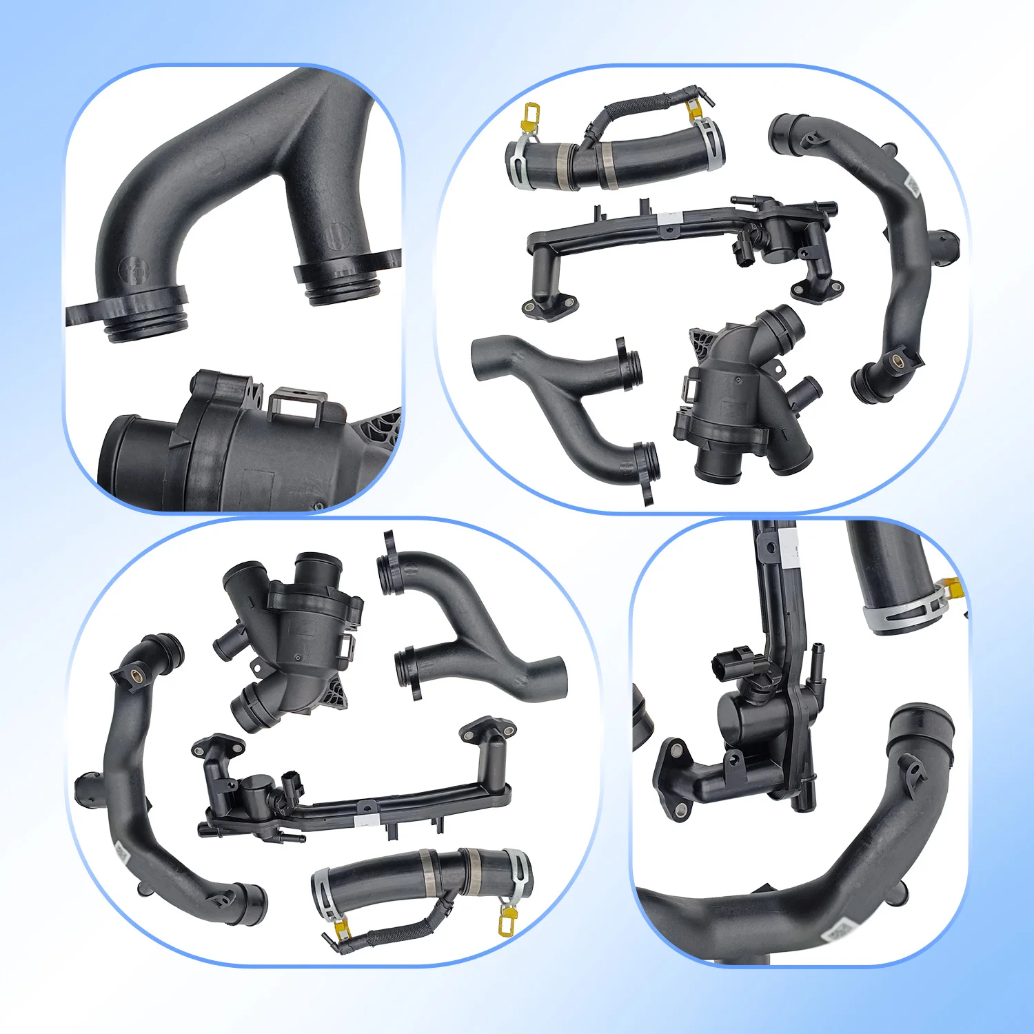 MANER Radiator Pipe Throttle Body Thermostat Tube Water Heater Outlet ...