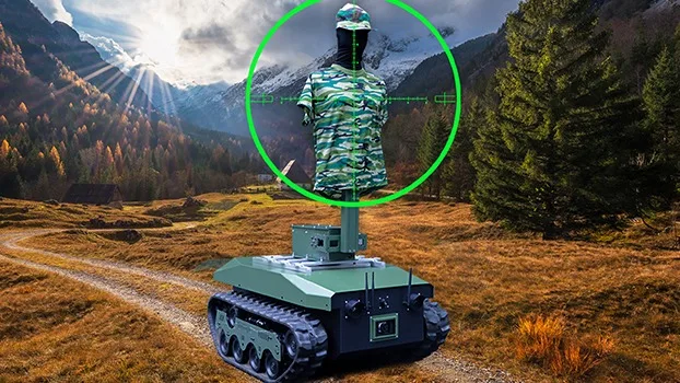 All Terrian Mobile Target Robot Autonomous Moving Robot Chassis With ...