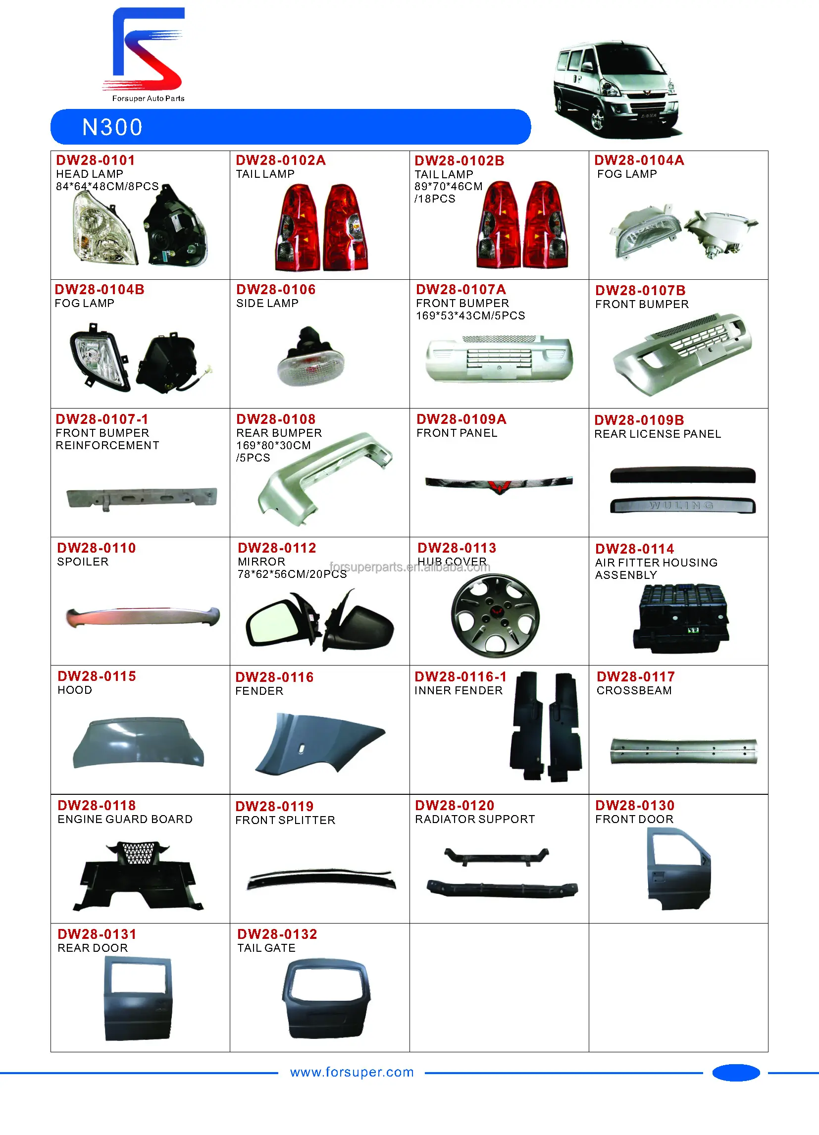 Rear Bumper for CHEVROLET N300 - High-Quality Replace/repair