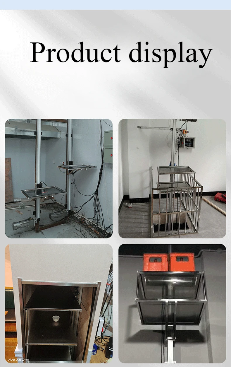 Small Sized Simple Elevator for Automatic Food Delivery