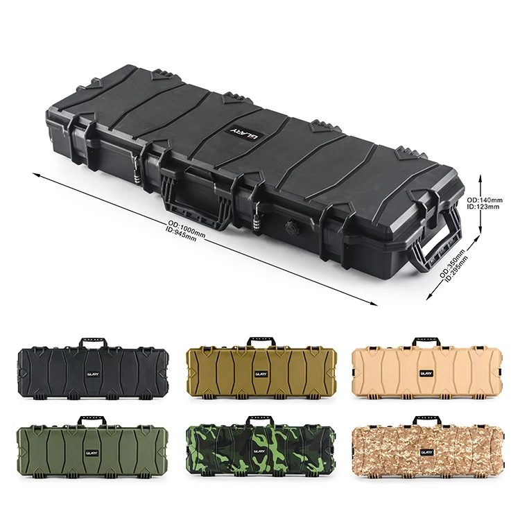 Glary All Weather Tactical Gun Case Waterproof Hard Plastic Case With ...