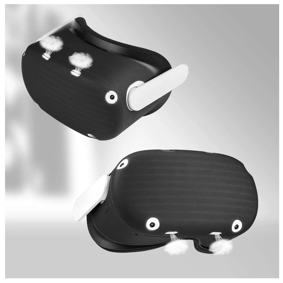 VR Accessories for Oculus Quest 2 Silicone Cover Kit Set Combination ...