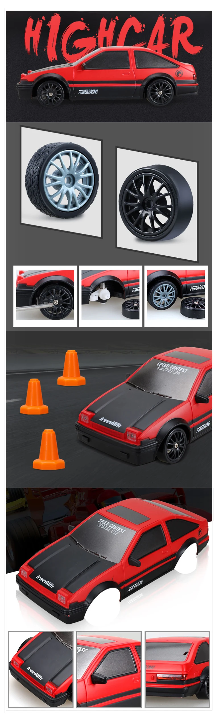 Newset HOSHI HB SC24 RC Car Children Remote Control Vehicle 1:24 ...