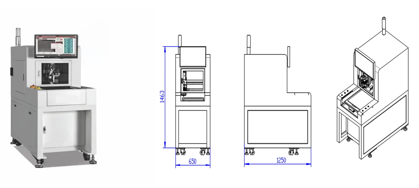 High Technology High Stability Full Vision Smt Cutting Machine Smt ...