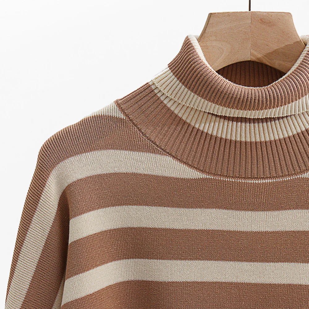 2025 Winter Casual Loose Knit Two-Piece Set - Solid Color Women's ...