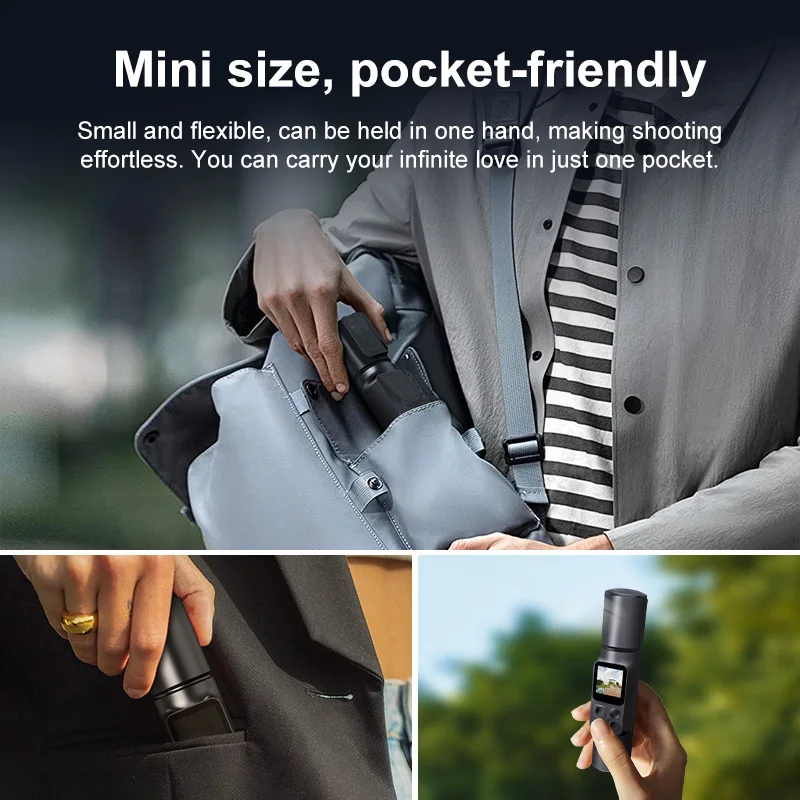 Ausek Pocket Vlogging Camera - 6K30FPS, 4K60FPS Wifi Cam