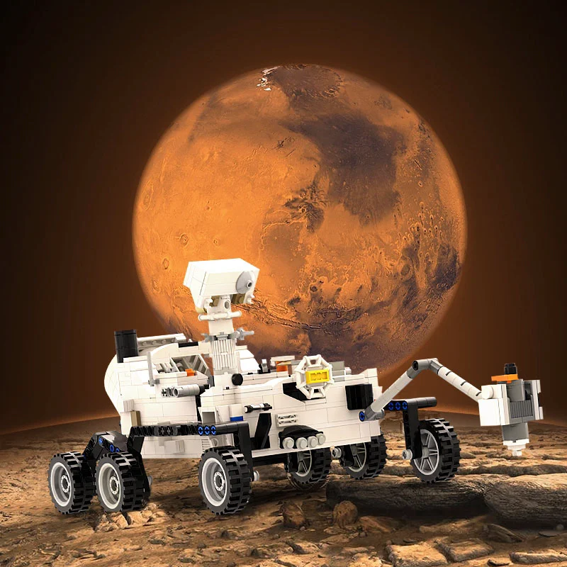 Building Block Plastic Toy Perseverance Mars Rover & Ingenuity ...
