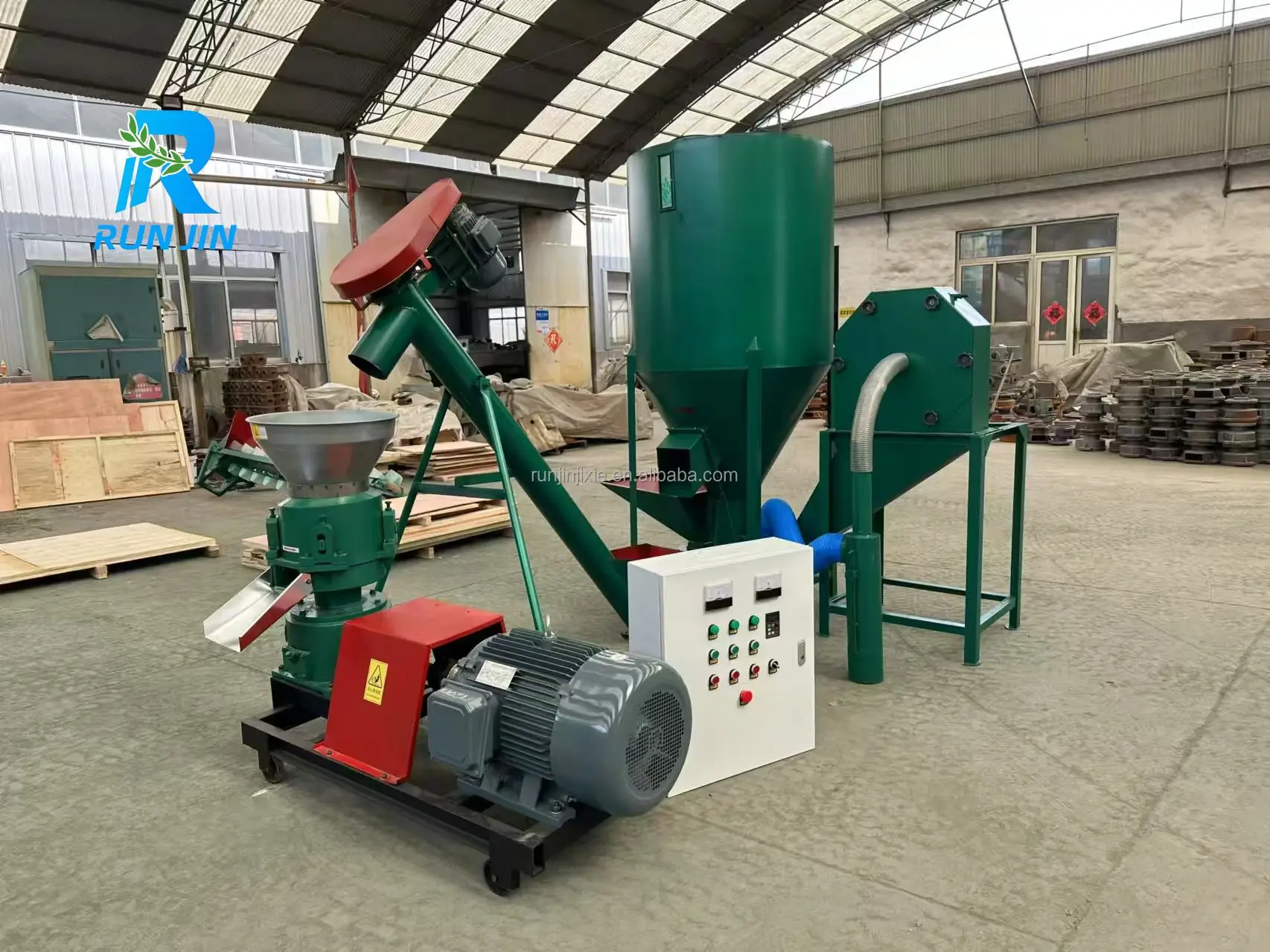 High Productivity Mini Steel Feed Machine for Animal Mill