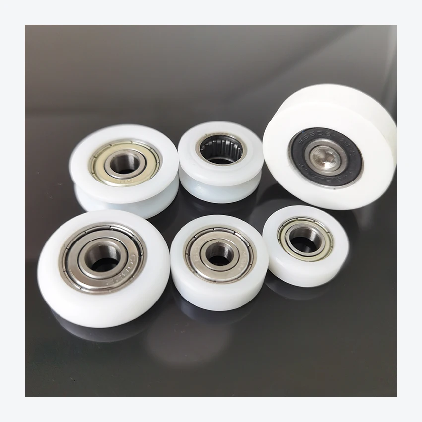 BS68412-4 4x12x4mm POM Nylon PA Wear-Resistant Wheels with Long-Lasting ...