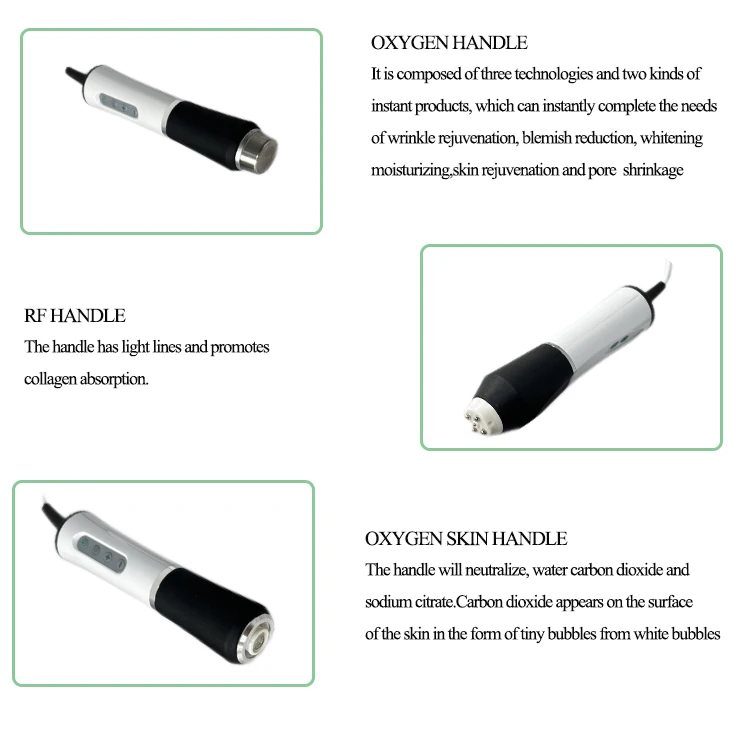 Co2 Bubble 3 in 1 Oxygen Therapy Facial Machine - Skin Rejuvenation