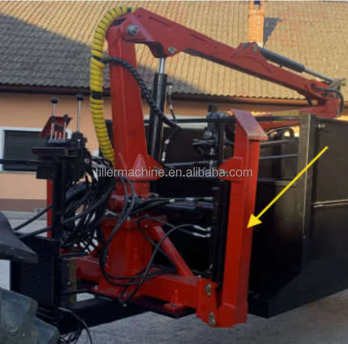 Customized7.8m Hydraulic Log Crane Grapple Forest Timber Grapple Mobile ...