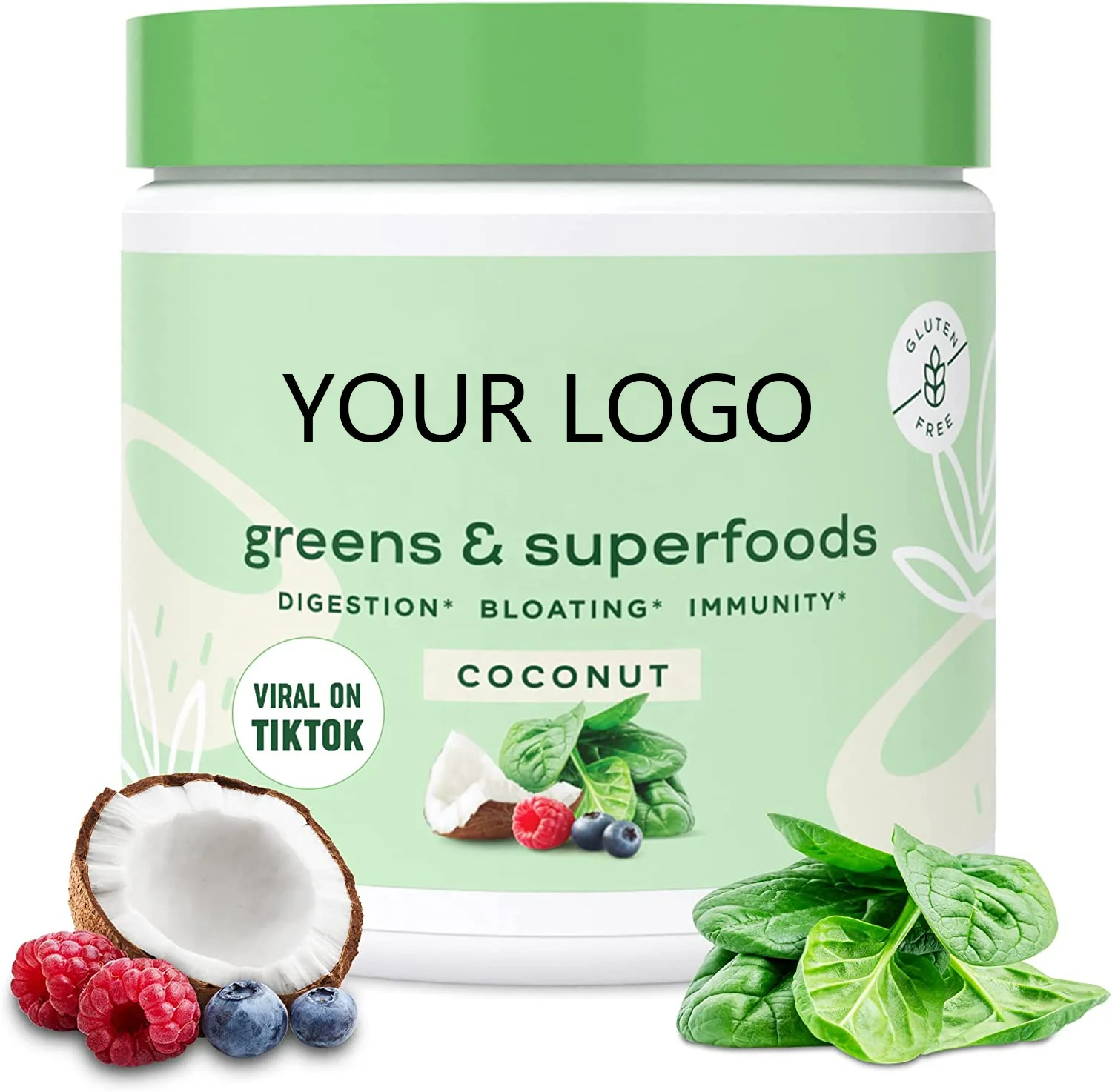 Herbal Supplements Superfood Super Greens Super Food Green Mixed Powder ...