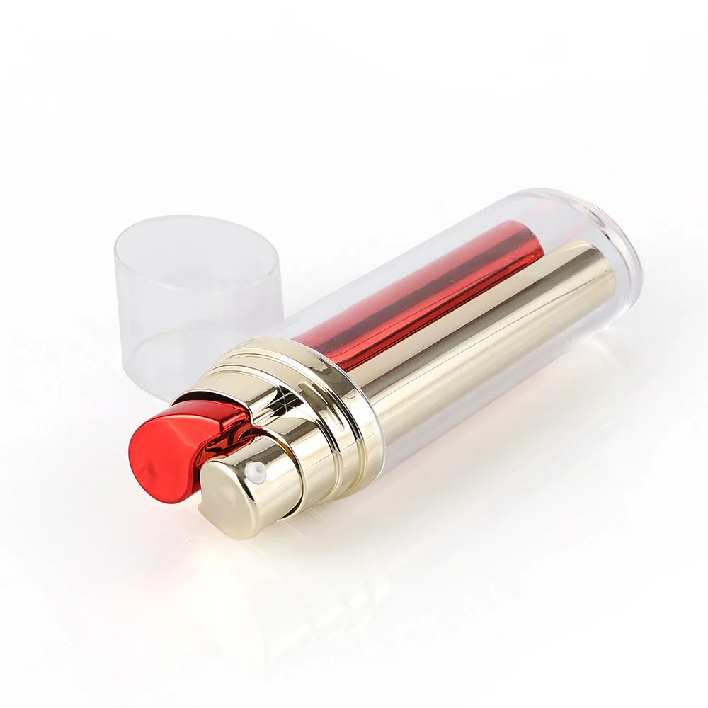 Dual Chamber Airless Pump Bottle - 2*15ml Cosmetic Packaging