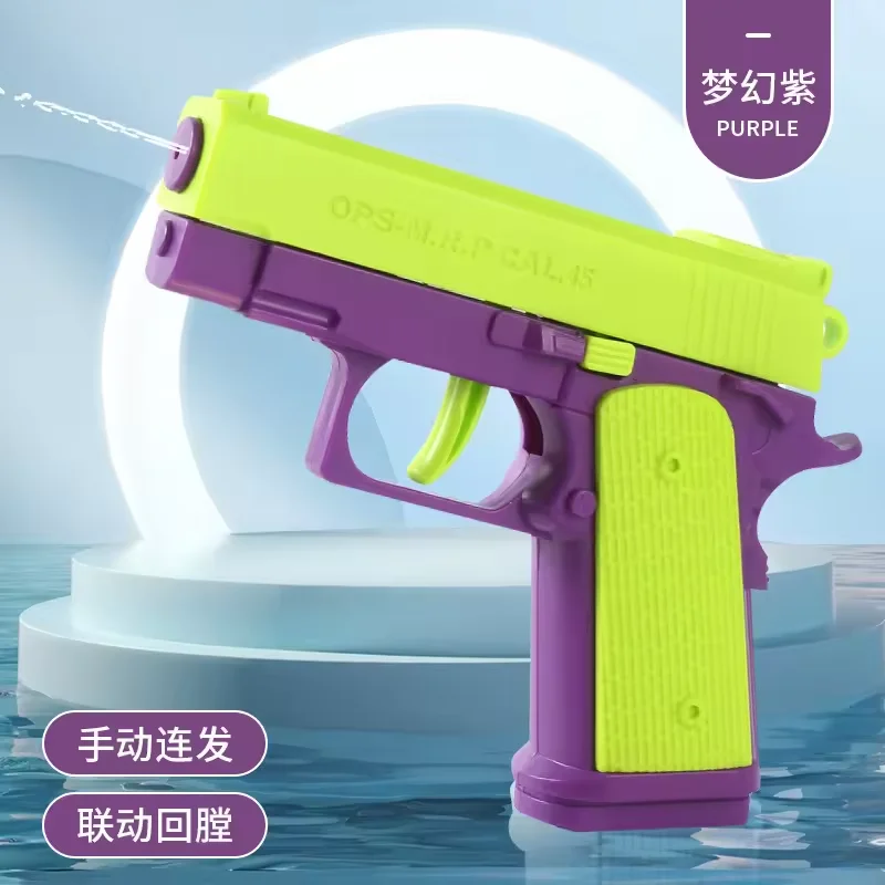 Mini 3D Gravity M1911 Fidget Manual Pistol Water Gun
