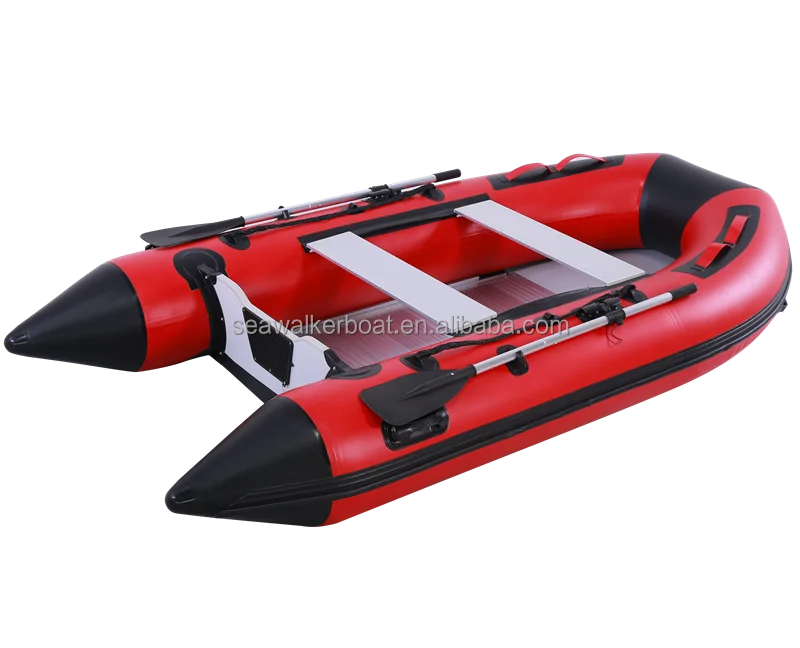 3.3m Inflatable Boat Rescue Rubber Boat With High Pressure 0.9mm Pvc ...
