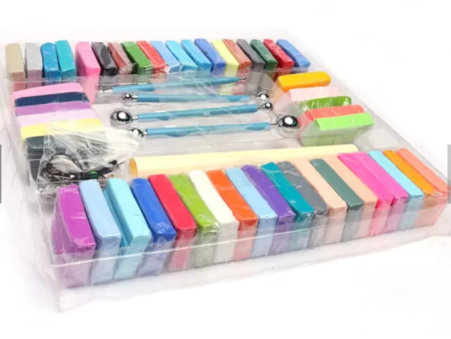 12 Colors China Educational Wholesale Soft Color Oven Bake Polymer Clay ...