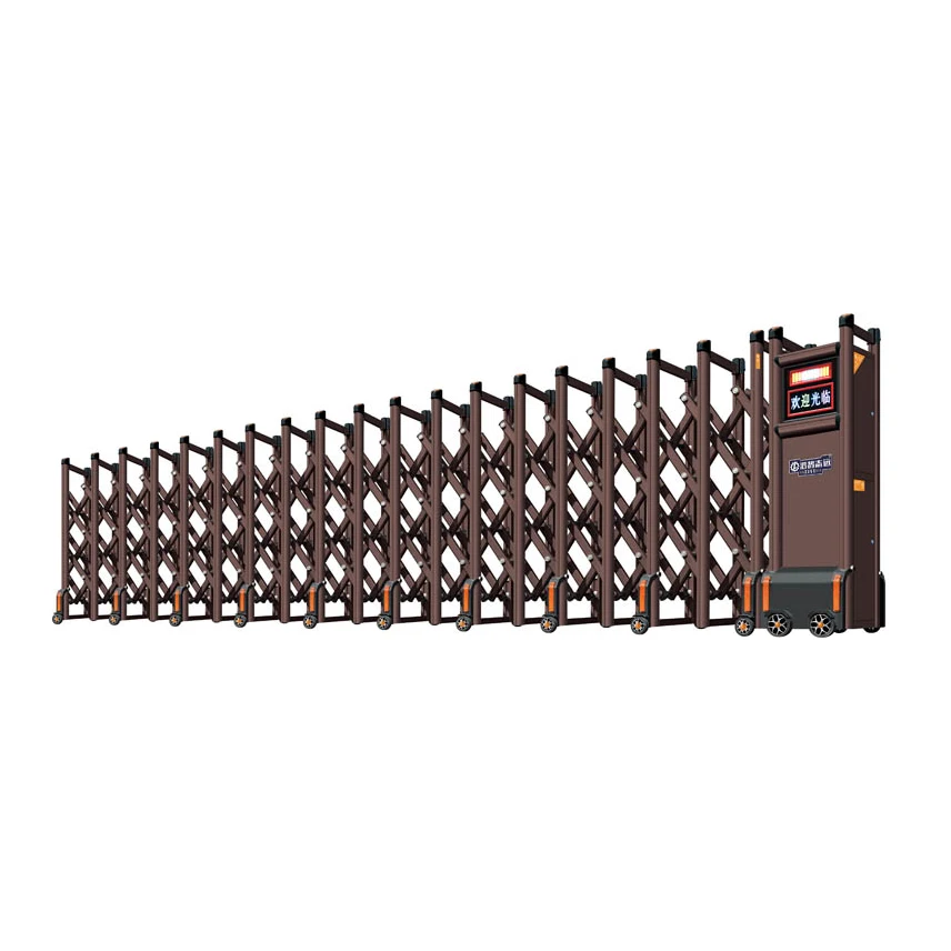 Heavy Duty Aluminum Retractable Gate Metal Door Retractable Grill ...