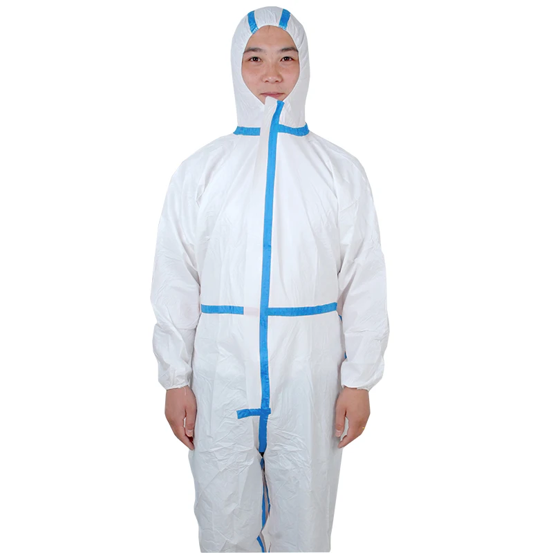 Cat 3 Type 5/6 Body Suits Disposable Coveralls Complet Body For Oil ...