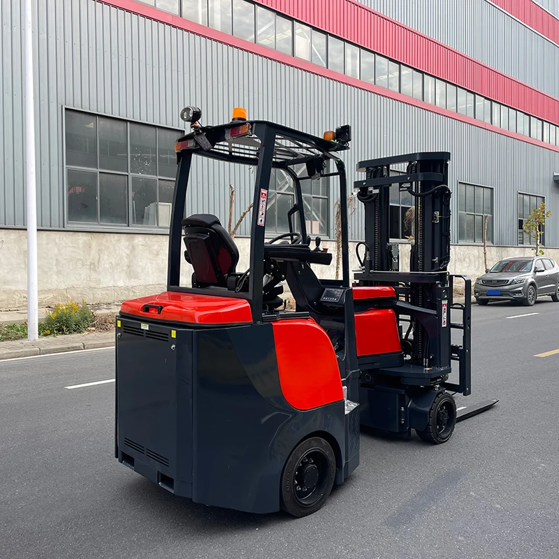 Warehouse Electric 3 Way Vna Forklift 4.5m Lifting Height 2 Ton Narrow ...