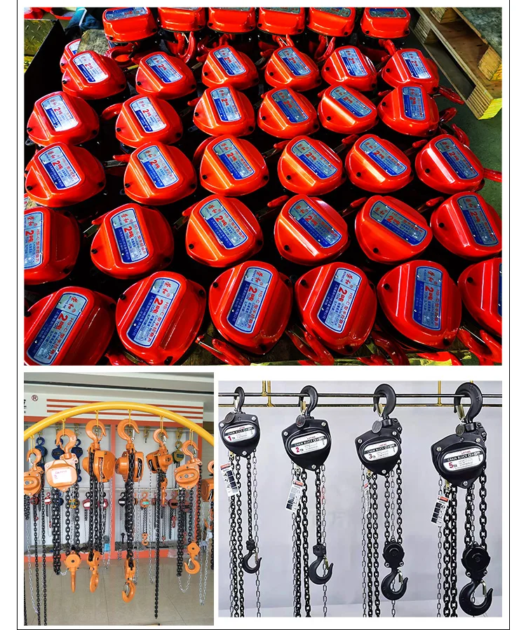 1t 3m Chain Hoist Sling Rigging Tackle Crane Machine Chain Block - Buy ...