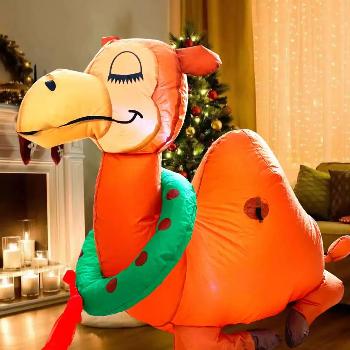 Outdoor Christmas Camel Decor Yard Christmas Inflatable Blow Ups ...