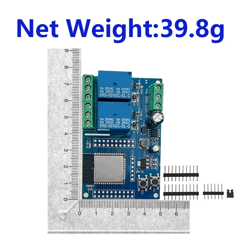 Esp32 5v 2-channel Wifi Relay Module Secondary Development Dc5-60v ...
