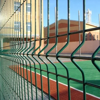 Fast Supply Speed Garden Fencing Pvc Coated Galvanized Welded 3d Bending Curved Wire Mesh Fence ...