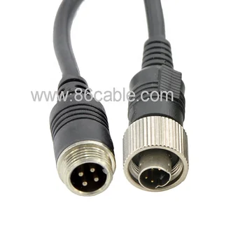 4pin Mini Din With Screw To 4pin Aviation Male Audio Video Cables For ...