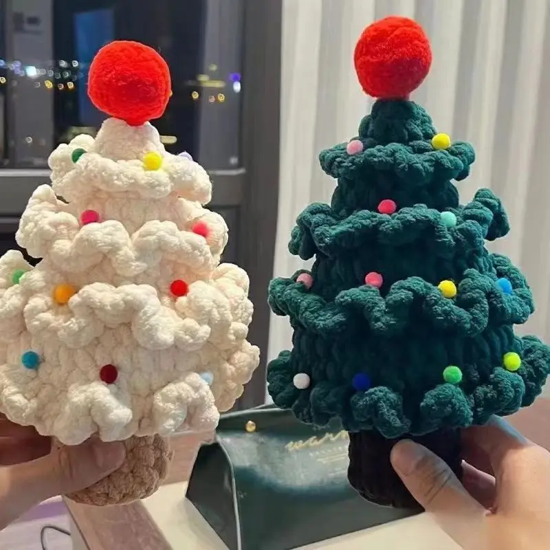 Christmas Tree Pure Hand-knitted Christmas Party Holiday Christmas Tree ...