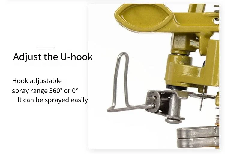 Metal 360 Rotation Spike Adjustable Automatic Rotating Watering ...