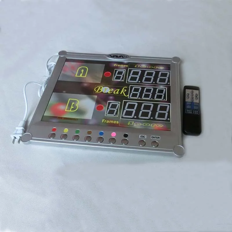 Snooker Table Accessories Electronic Scoreboard With Remote Control ...