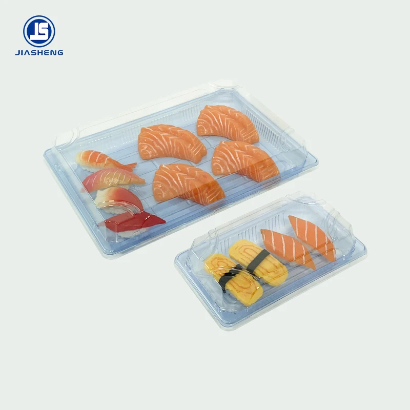 Japanese Luxury Disposable Plastic Sushi Container with Lids Eco ...