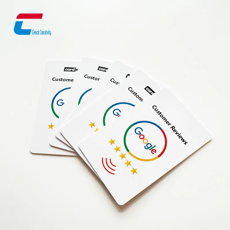 NFC Google Review Pop Card - Smart, Customizable, and Waterproof