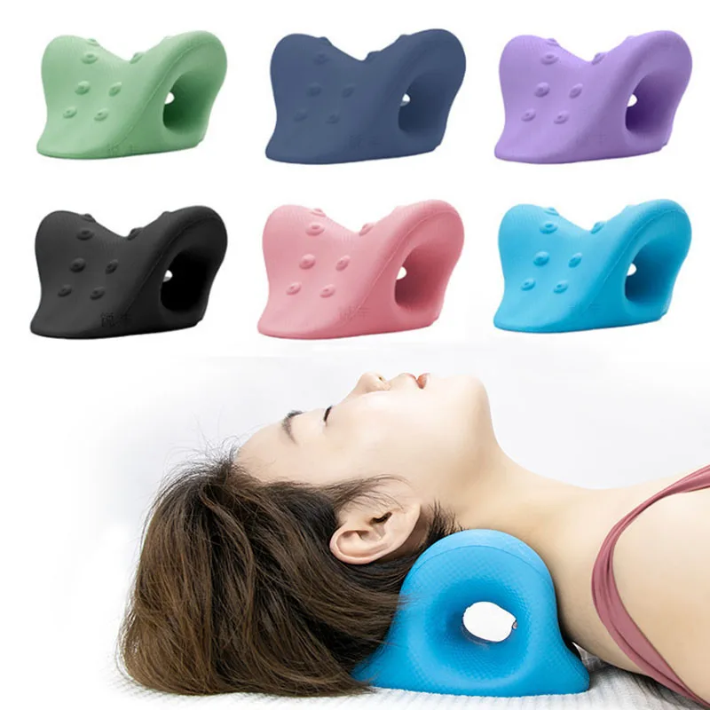 New Magnetic Cervical Spine Traction Pillow Supports Neck Pillow For ...