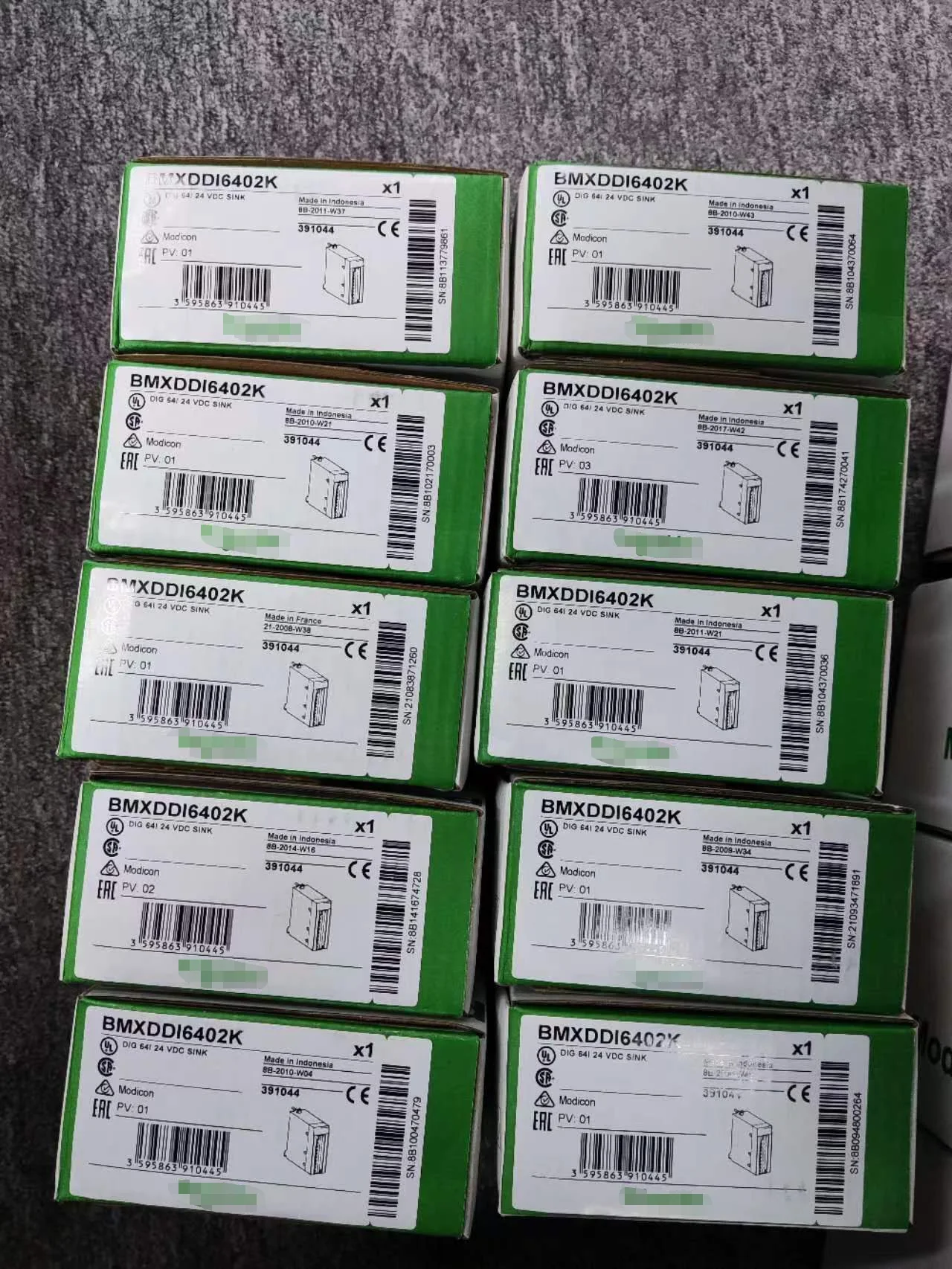 Modicon X80 Discrete Dc Input Module 64 Points Input 24vdc Bmxddi6402k ...