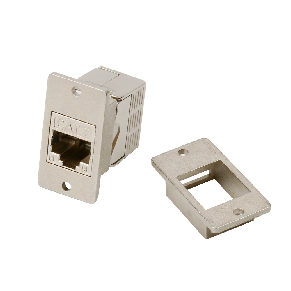 Rj45 Cat6a Ftp Inline Coupler Shielded Rj45 Toolless Cat6a Plug Booth ...