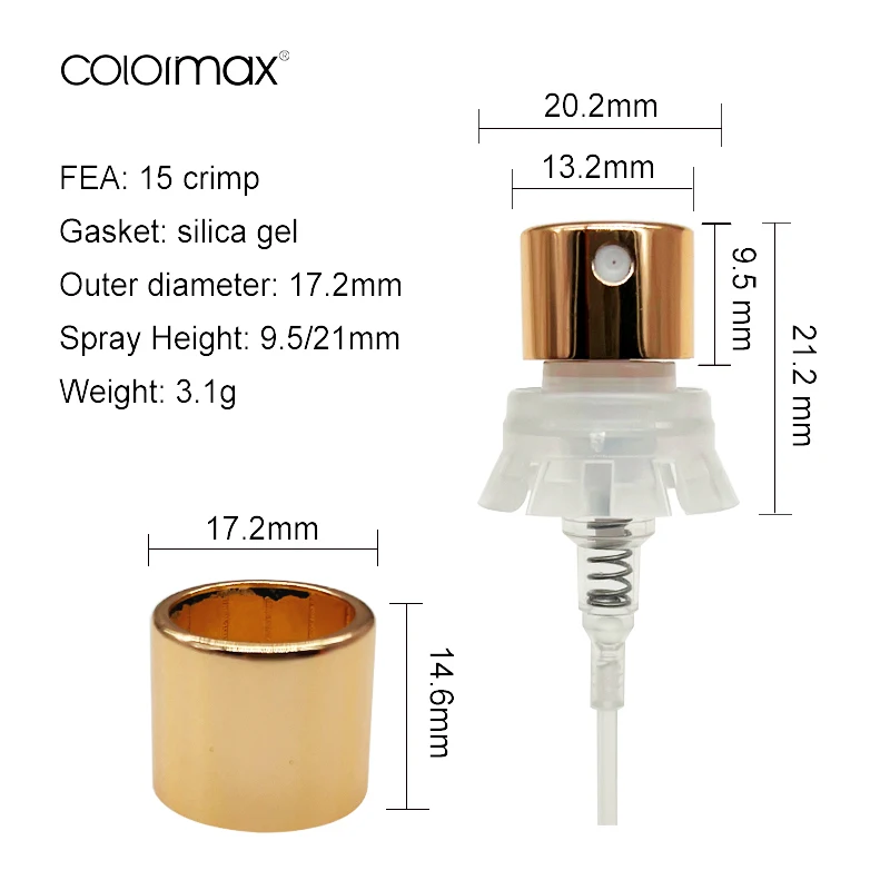 Sprayfea 15mm Mist Sprayer - Atomizer for Body Spray Perfume