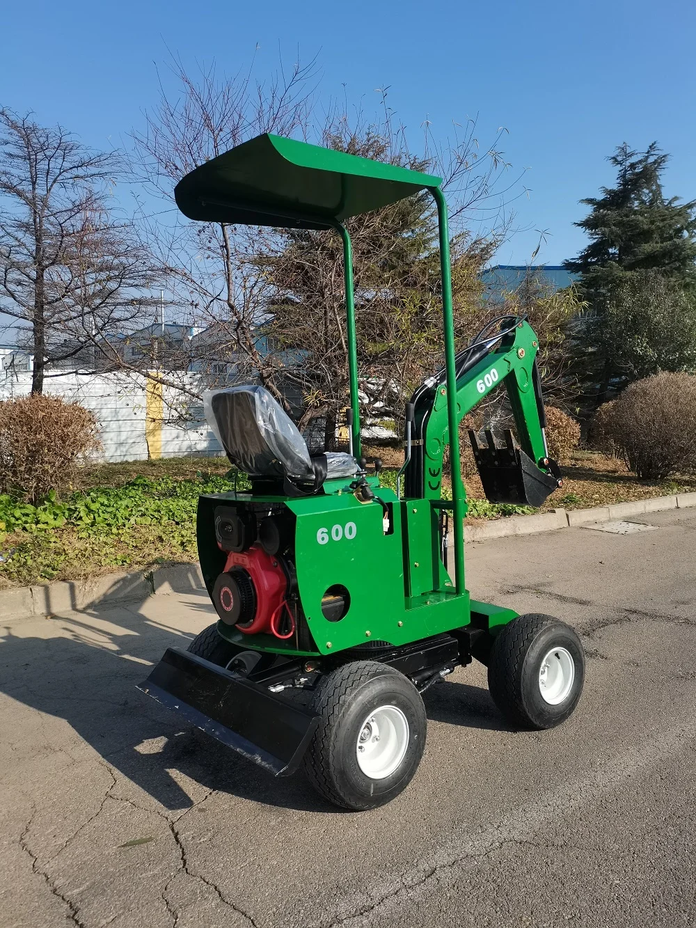 Kinger Earth-moving Machinery Wheeled Digger Excavator 4 Wheel Small ...