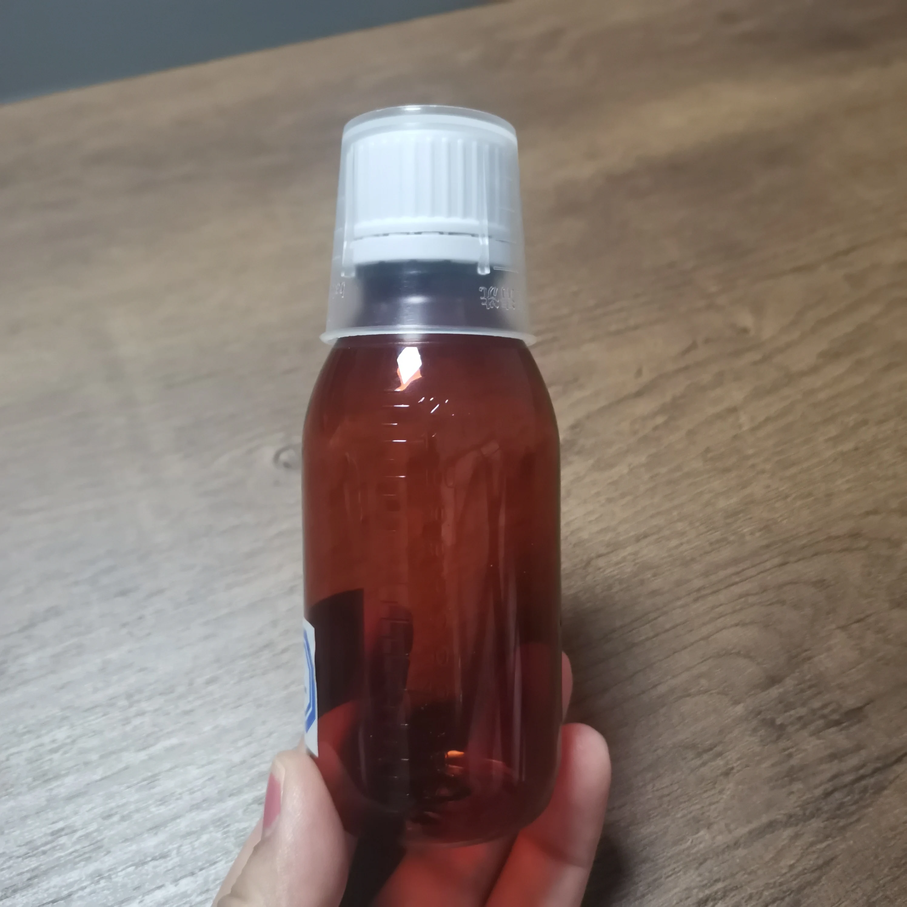 4oz 120ml PET Cough Syrup Bottle with Childproof Screw Cap for Liquid ...