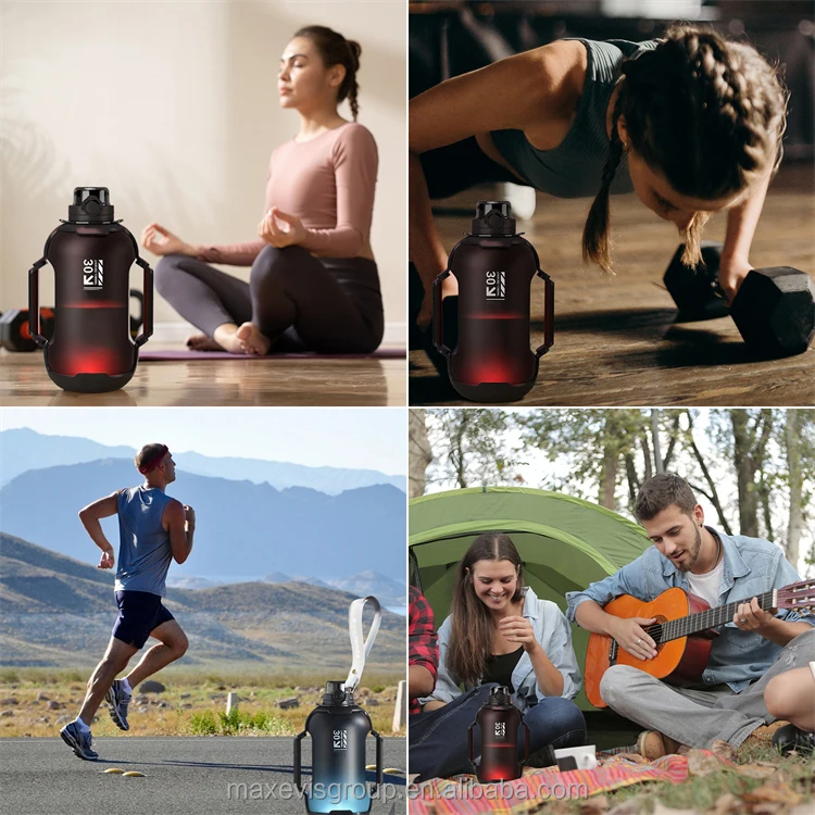 Smart Water Bottle with Hydration Reminders - BPA Free