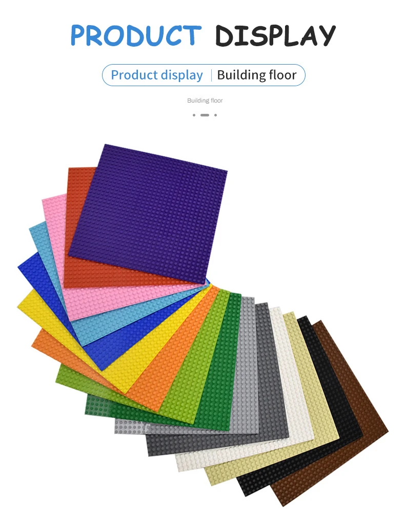 16/32/50 Dots Classic Base Plates Straight Crossroad Curve Plate ...
