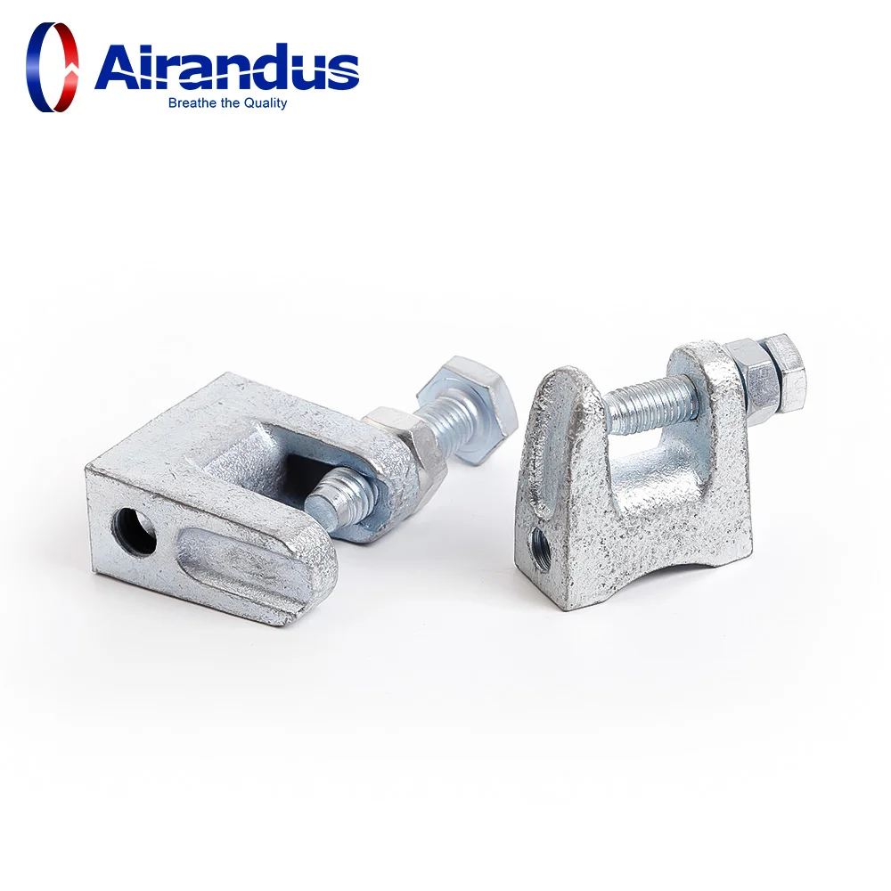 Galvanized Iron H Steel Beam Clamp Iron Universal Beam Clamp For Hvac ...