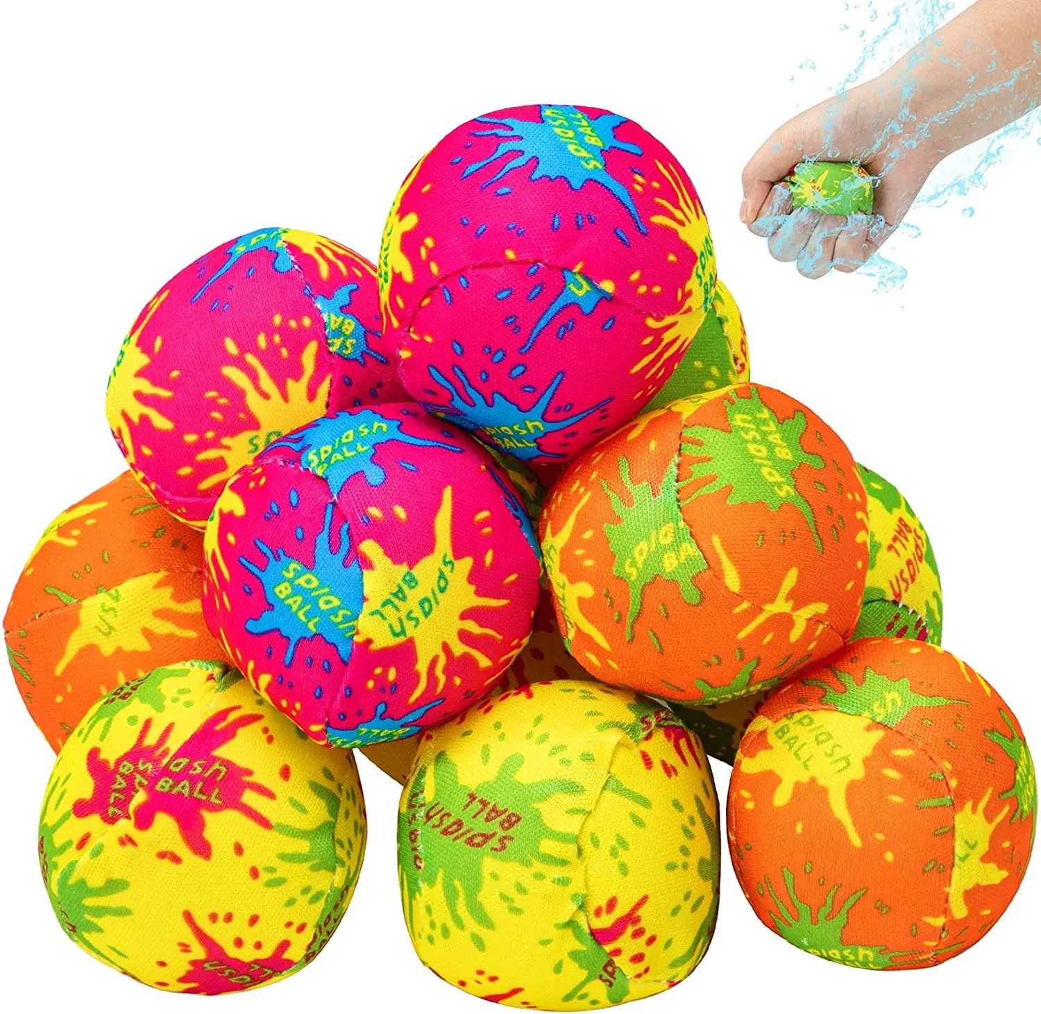2inch Water Bomb Splash Balls - Fun Pool Toys for Kids