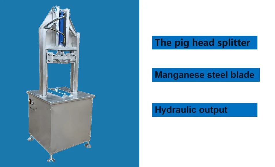 Hydraulic Pig Head Splitting Machine/ Cattle Head Splitter/ Sheep Head ...