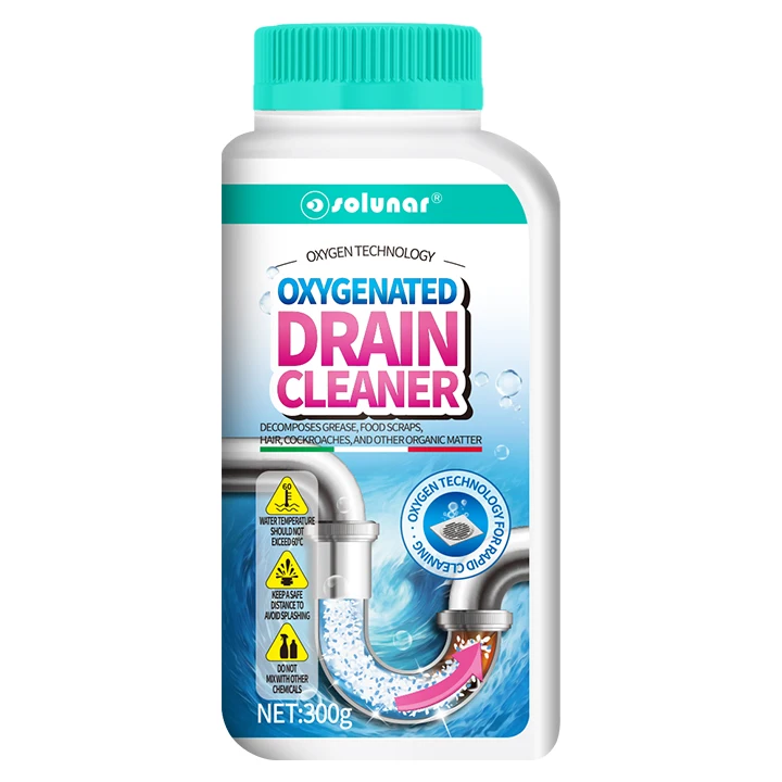 Professional 300g Oxygenated Flow Drain Cleaner Powder for Cleaning ...