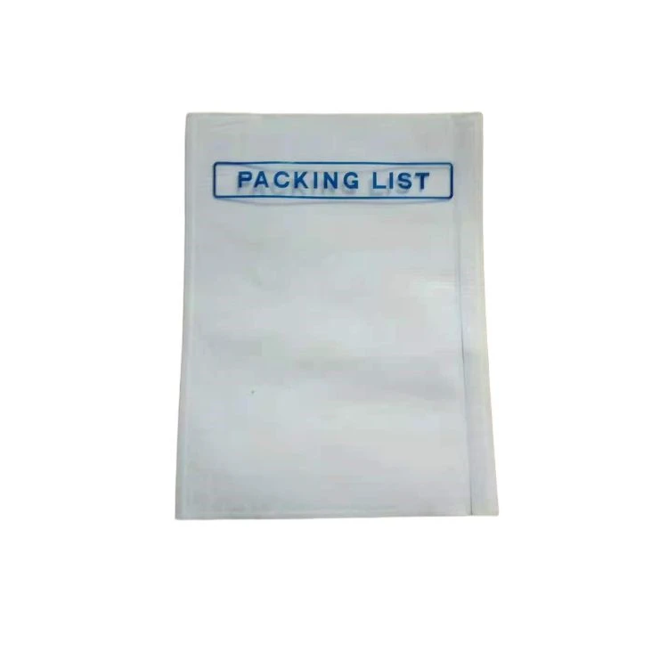 Custom Waybill Pouch Waterproof Plastic Envelopes Clearly Pouches ...