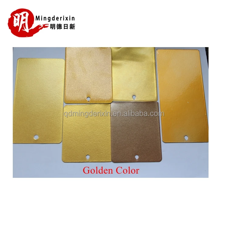 Popular High Gloss Chrome Gold /Golden Color Electrostatic Coating ...