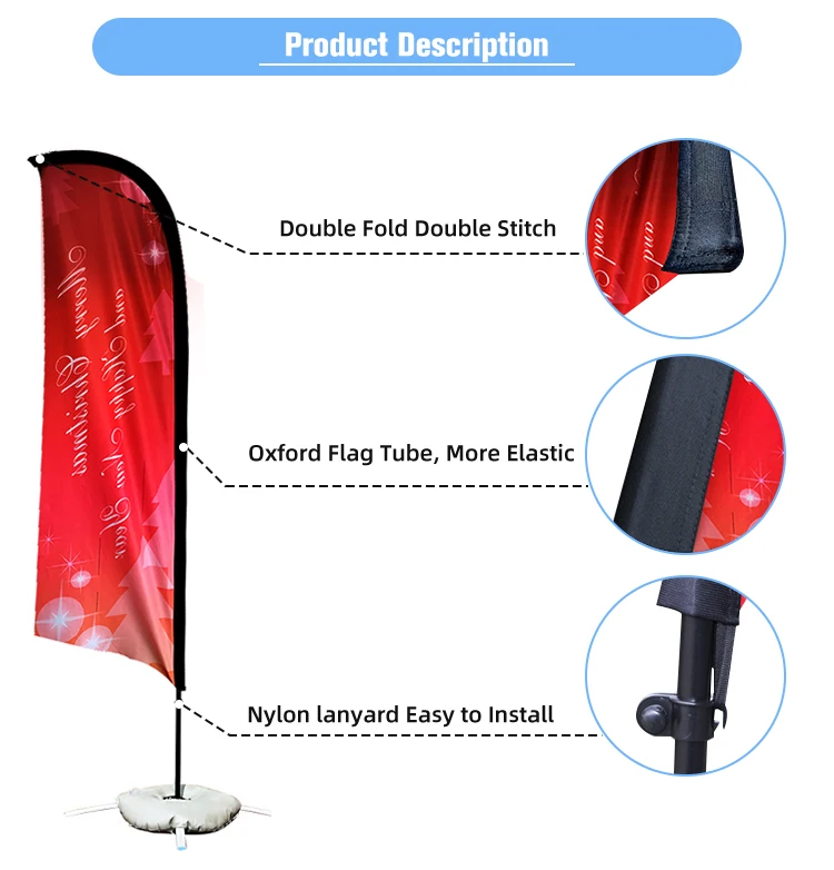 Custom Printed Beach Flags - Perfect for Outdoor Promotions