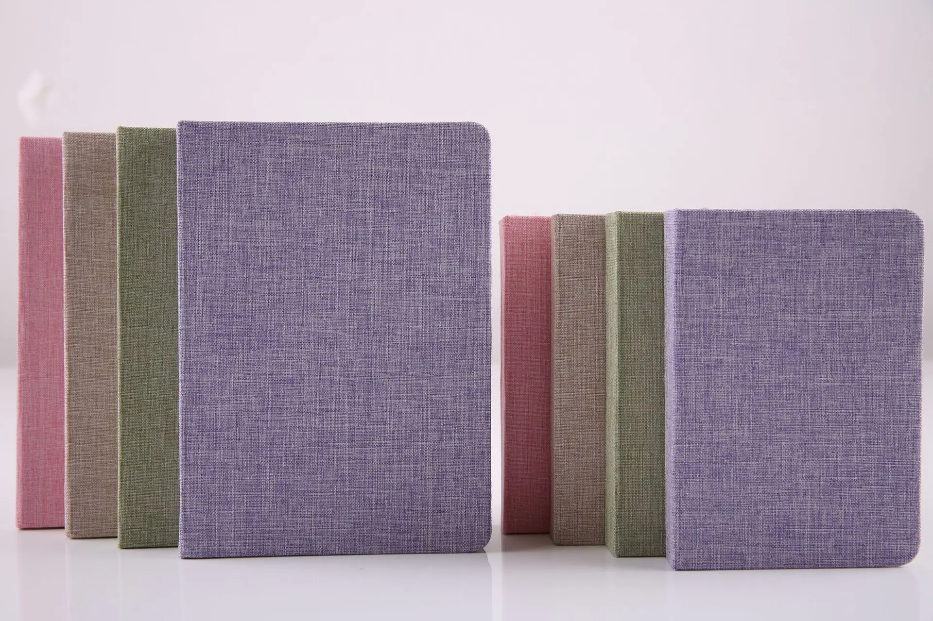 Wholesale A6 B6 Linen Notebook - Fancy Fabric Hardcover