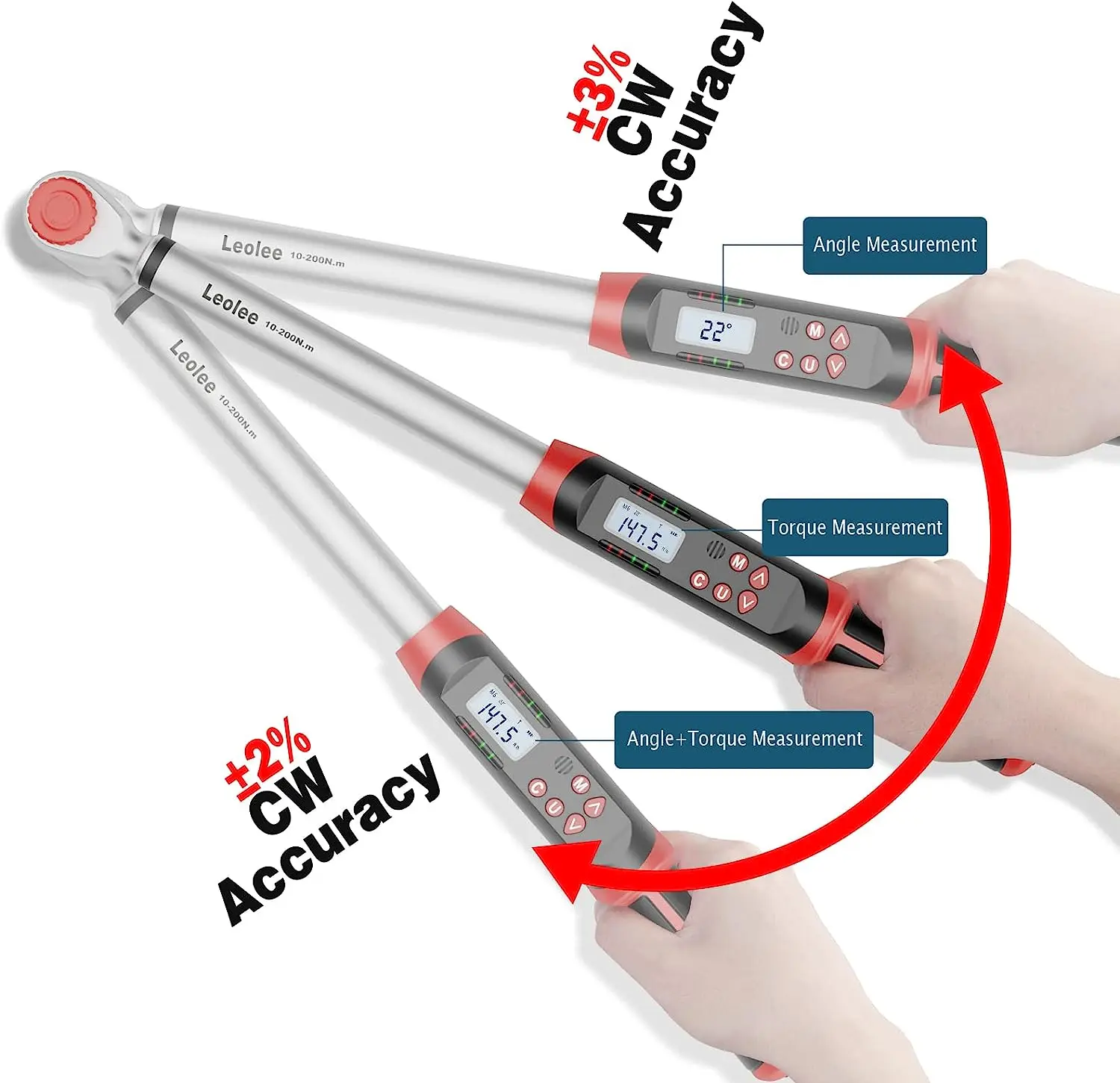 VANPO Digital Torque Wrench - Precision for Vehicle Repair